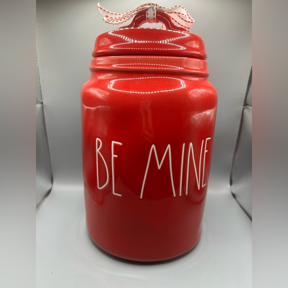 Rae Dunn | Holiday | Rae Dunn Large Be Mine Red Classic Ceramic ...